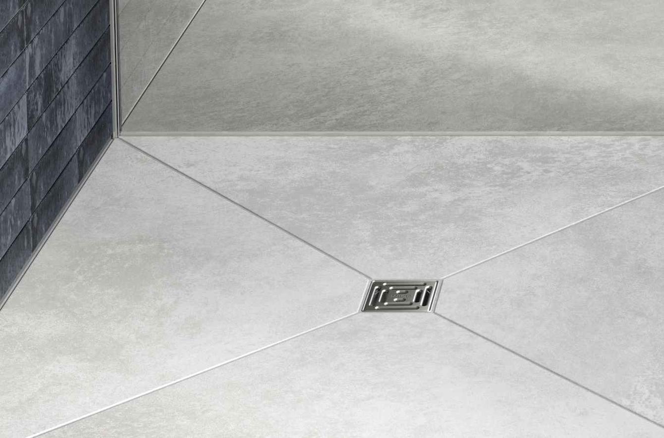 Bodenablauf DallDrain Select senkrecht, DN50/DN100, 120x120mm