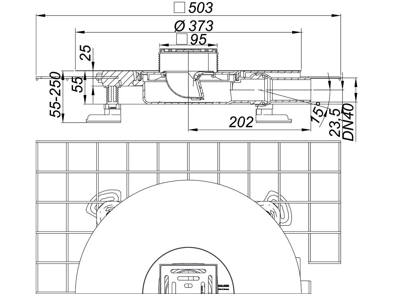 floor drain DallDrain Select Plan